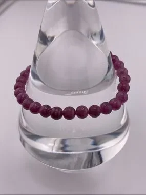 Jewelry | Natural Ruby Beaded Bracelet The Gem Studio | Poshmark